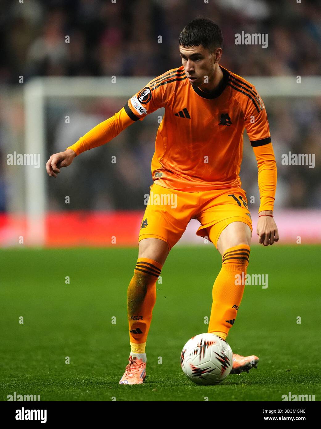 Roma's Matias Soule during the UEFA Europa League match at Ibrox ...