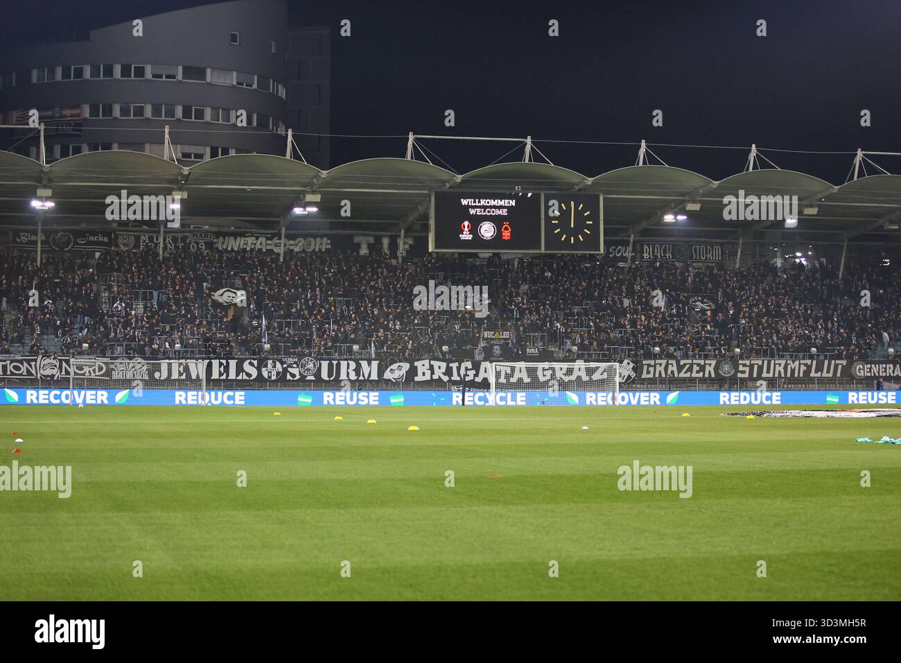 UEFA Europa League 2025 group stage match between SK Sturm Graz and ...