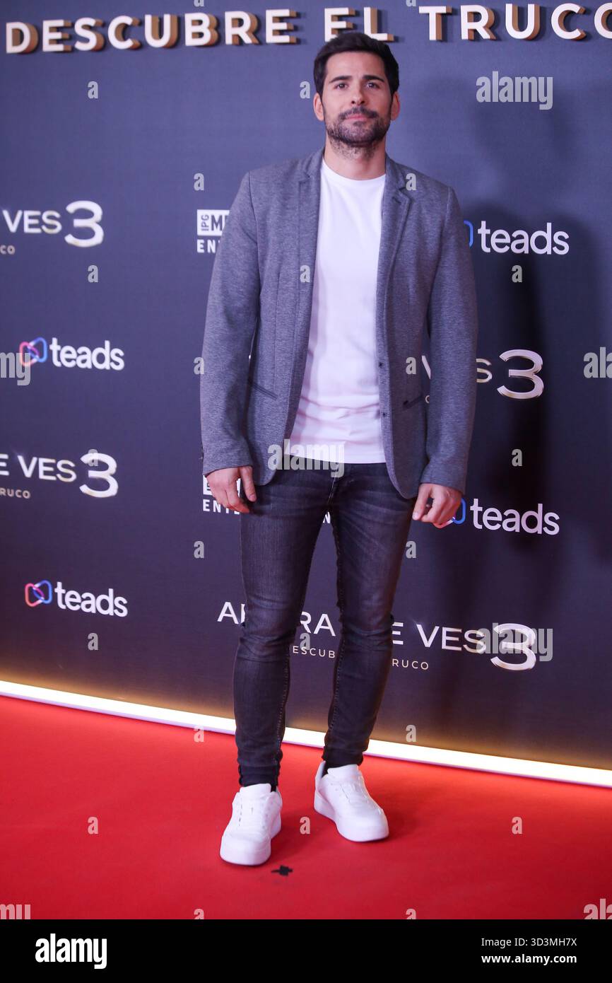 Madrid, Spain, November 6, 2025: Actor Ramón San Román poses for ...