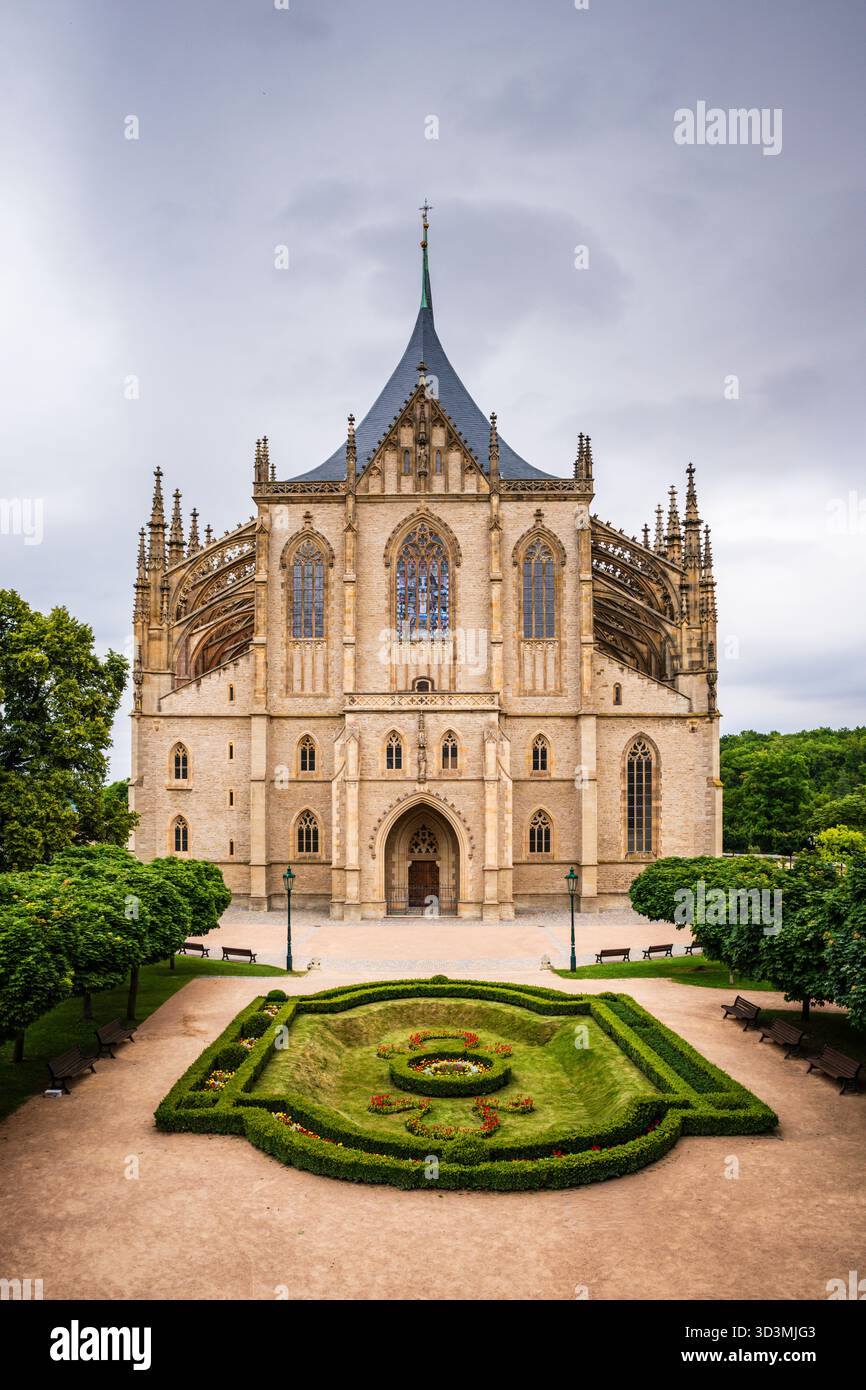 Front exterior of Saint Barbara's Church, a Roman Catholic Church in ...