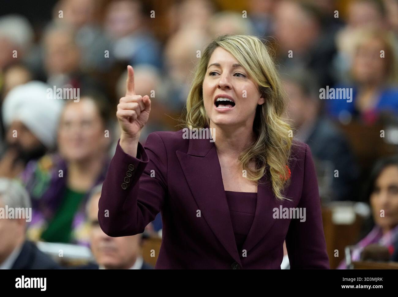 Industry Minister Melanie Joly rises during Question Period on ...