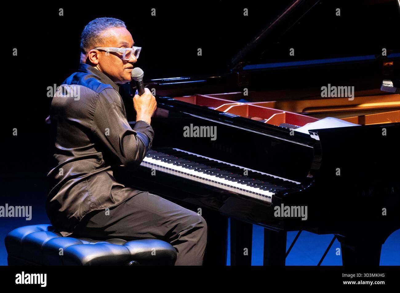 Cuban jazz pianist Gonzalo Rubalcaba performs during the JAZZMADRID ...