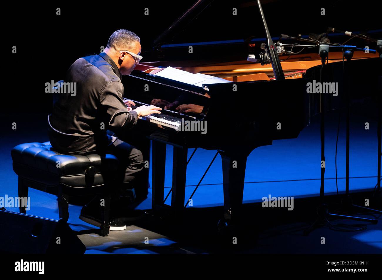 Cuban jazz pianist Gonzalo Rubalcaba performs during the JAZZMADRID ...