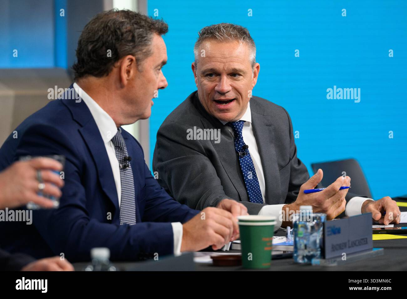 Non-Execuitve Director Andrew Lancaster (left) and Nine CEO Matt ...