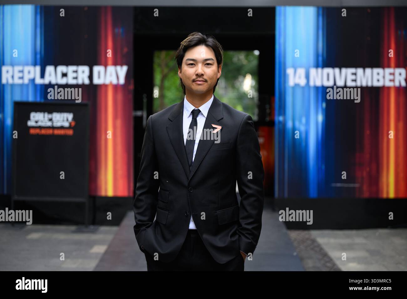 Australian golfer Min Woo Lee poses for a photograph during an ...