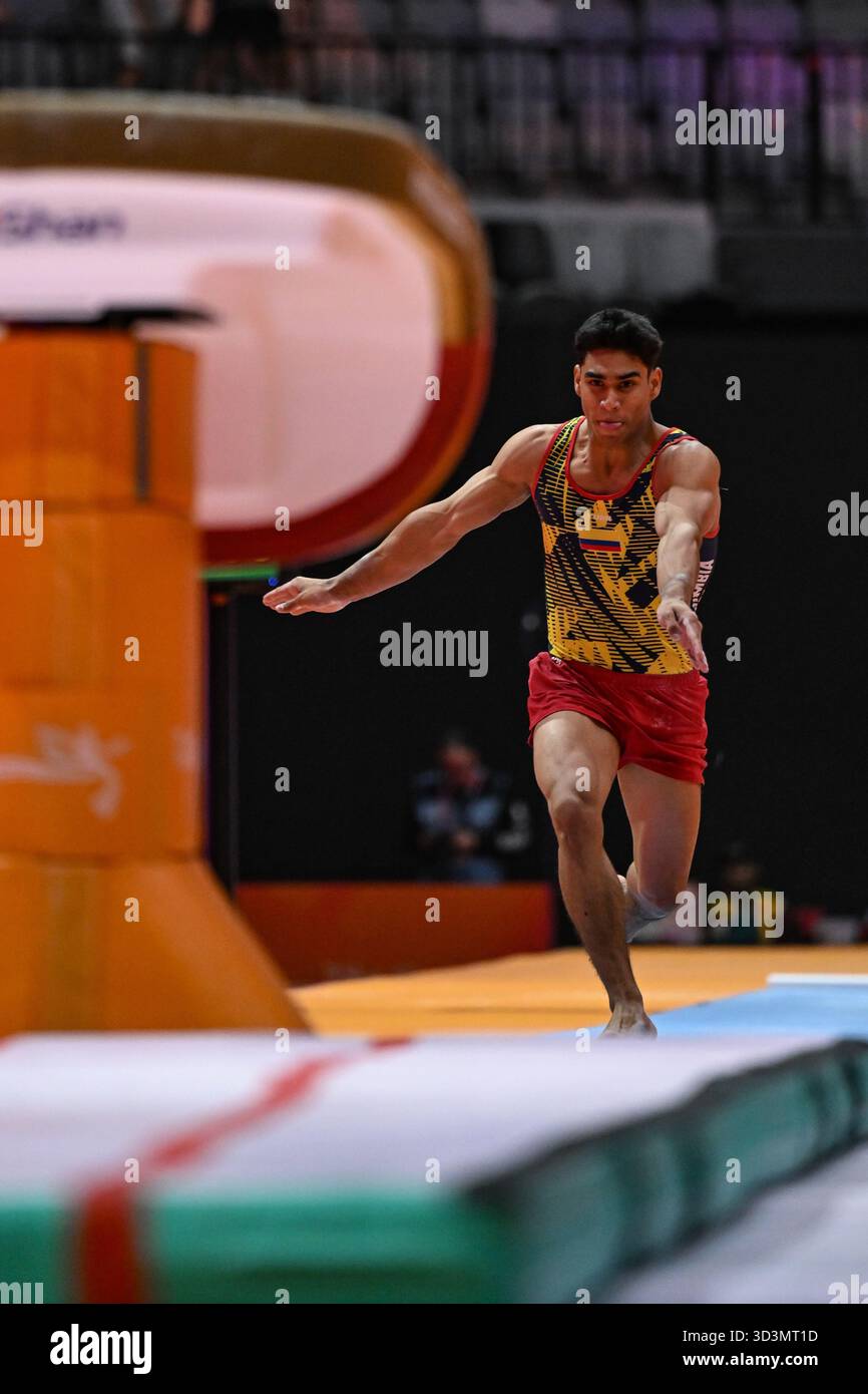 October 19, 2025, Jakarta, Indonesia: ANGEL BARAJAS competes on the ...