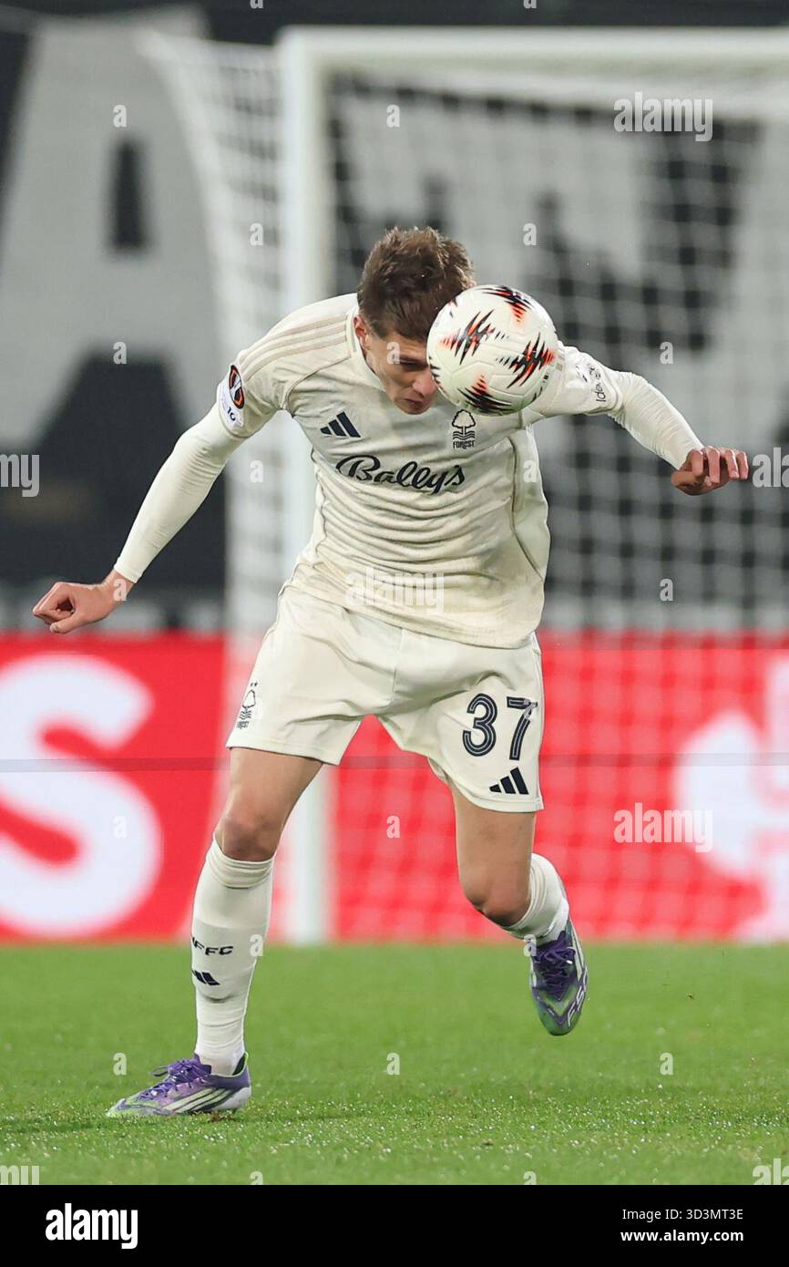 UEFA Europa League 2025 group stage match between SK Sturm Graz and ...