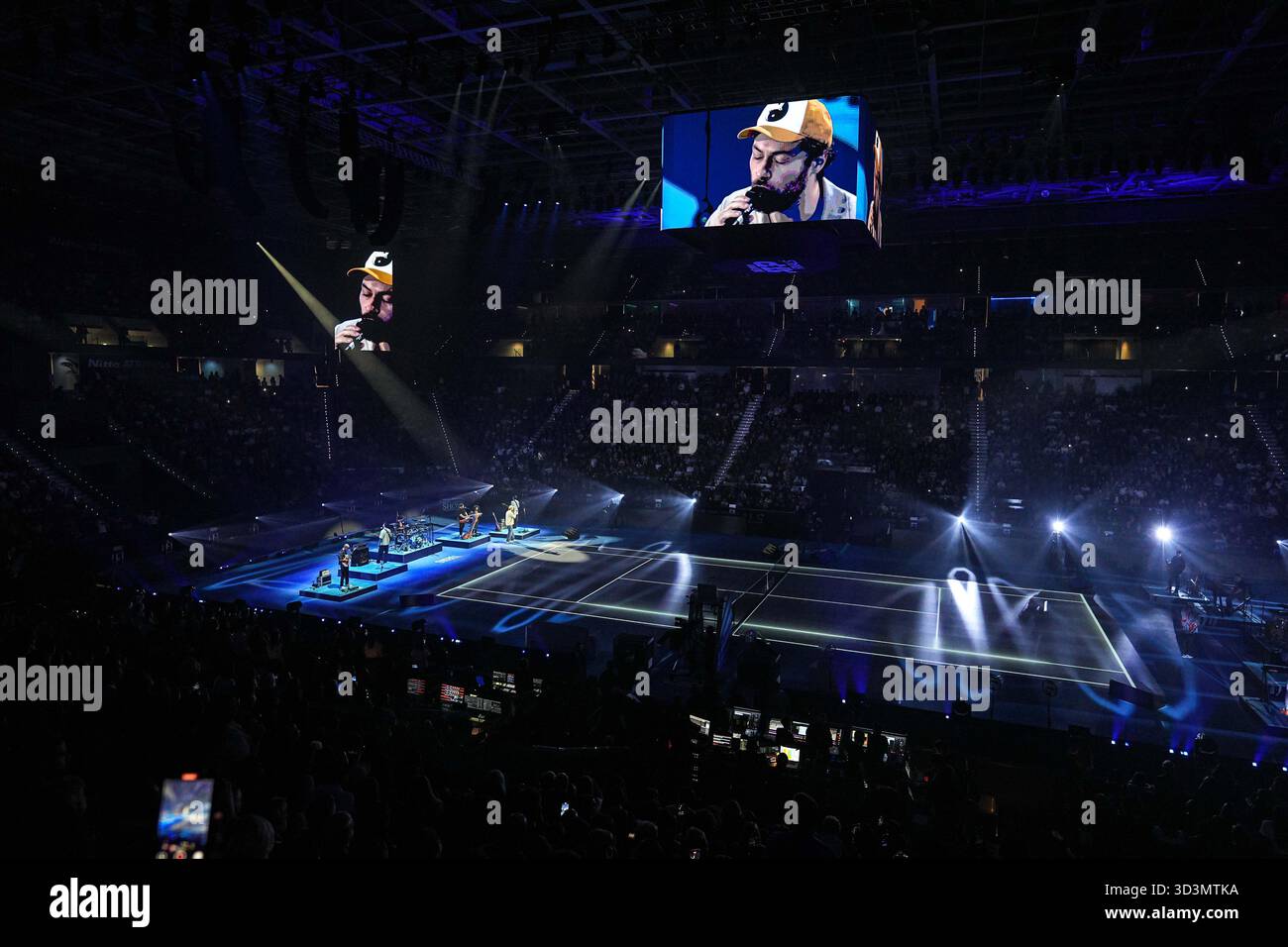 Turin, Nitto ATP Finals Grand Opening Show 'The Music Match'. Pictured ...