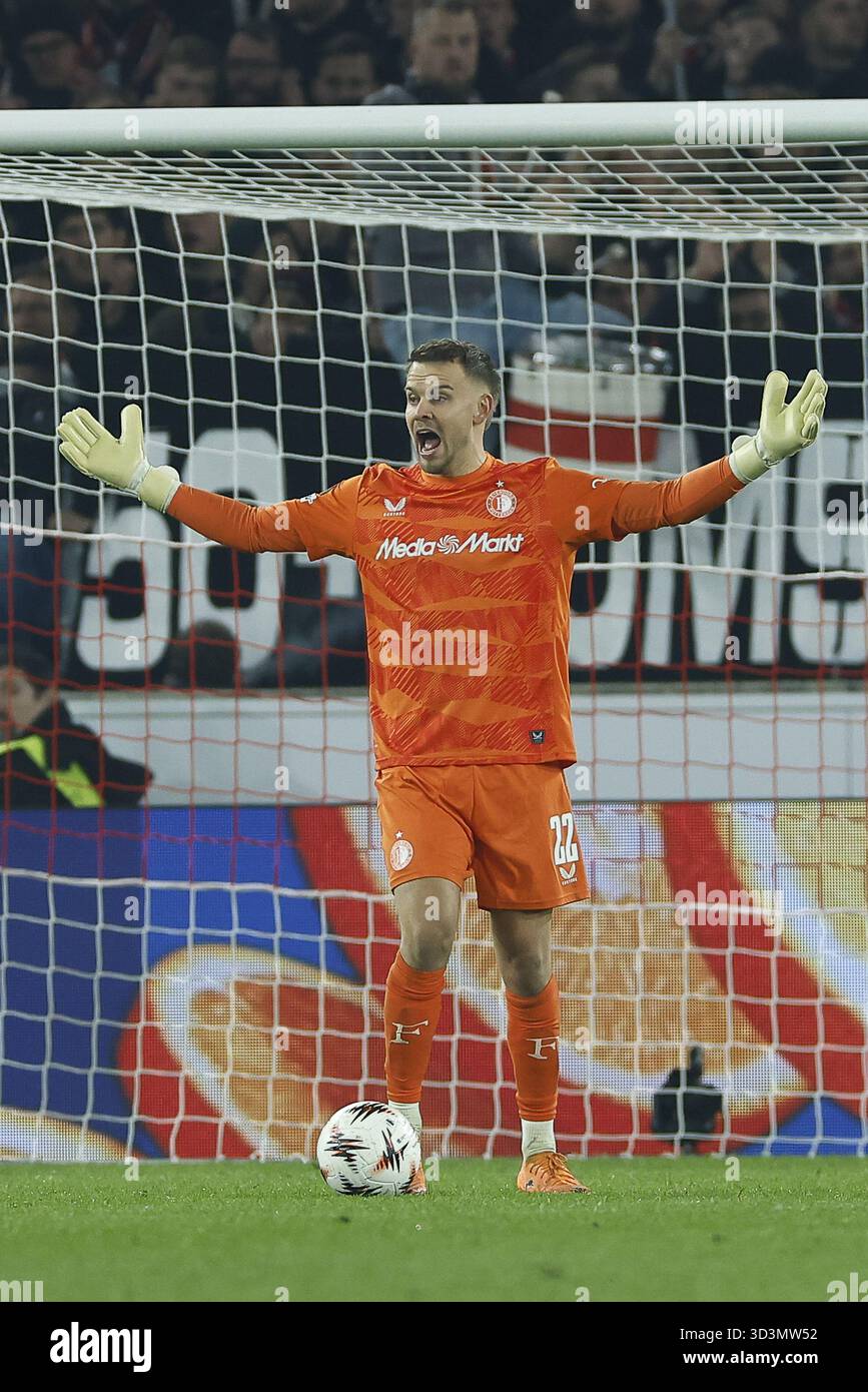 STUTTGART , 06-11-2025 , MHP Arena , season 2025 / 2026 , UEFA Europa League League phase match ...