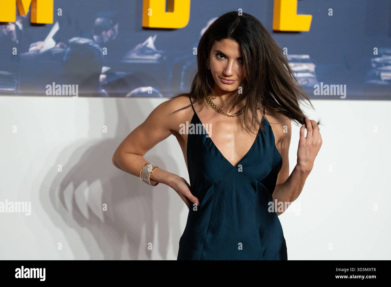 Andrea Vasiliou attends the "Nuremberg" UK Premiere at Odeon Luxe ...
