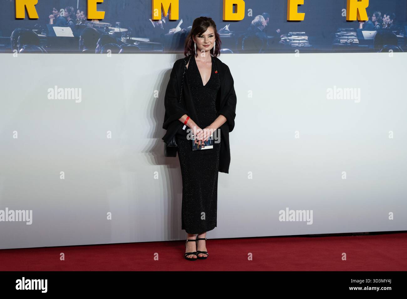 Darcy Lee attends the "Nuremberg" UK Premiere at Odeon Luxe Leicester ...