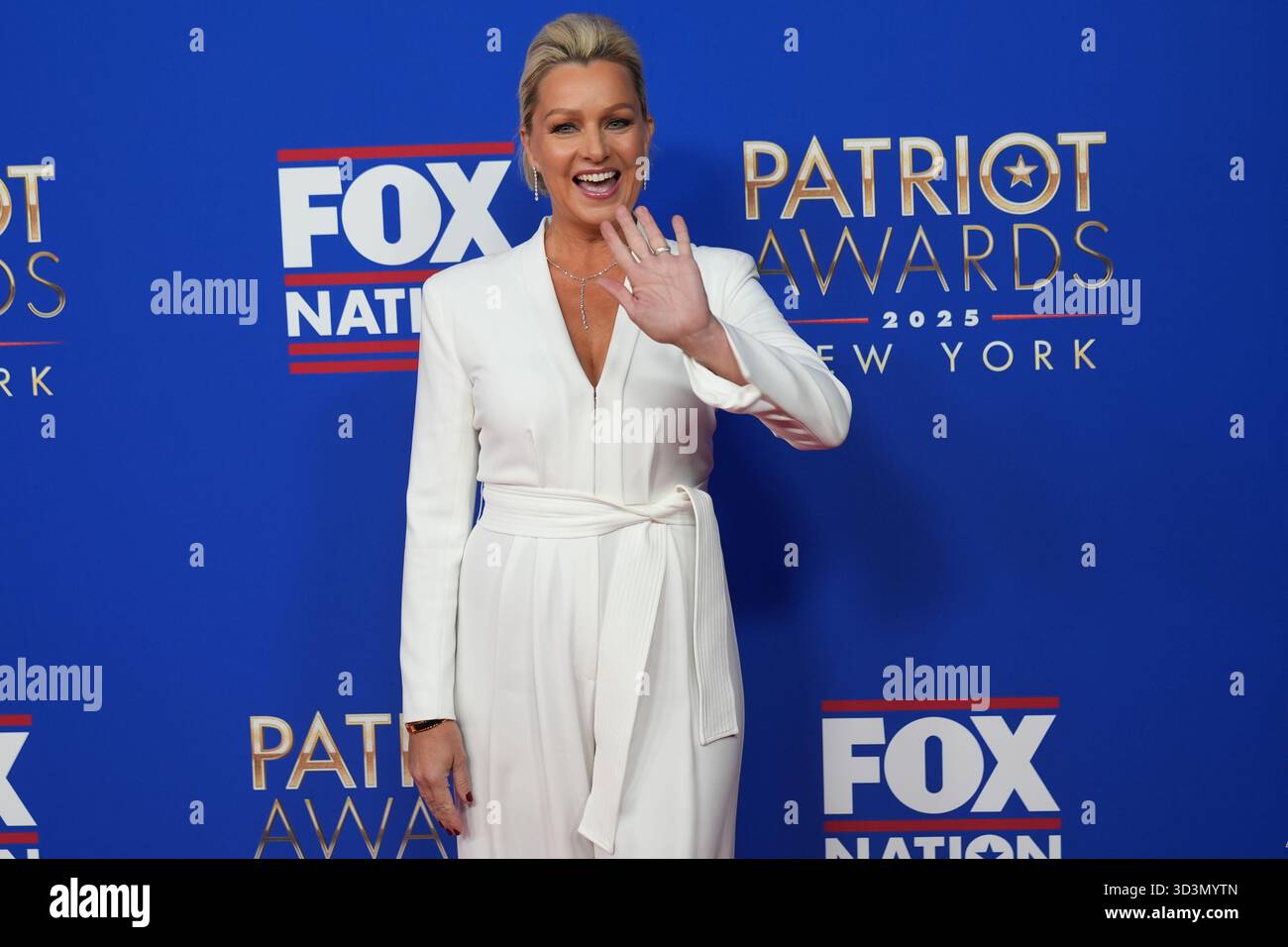 Sandra Smith waves during the FOX Nation Patriot Awards Thursday, Nov ...