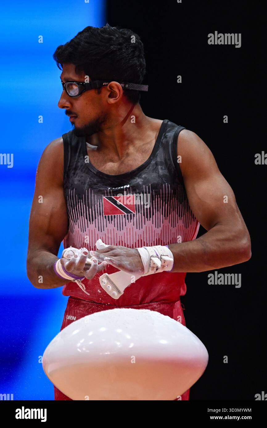 October 20, 2025, Jakarta, Indonesia: JAMEEL ALI competes on the high ...