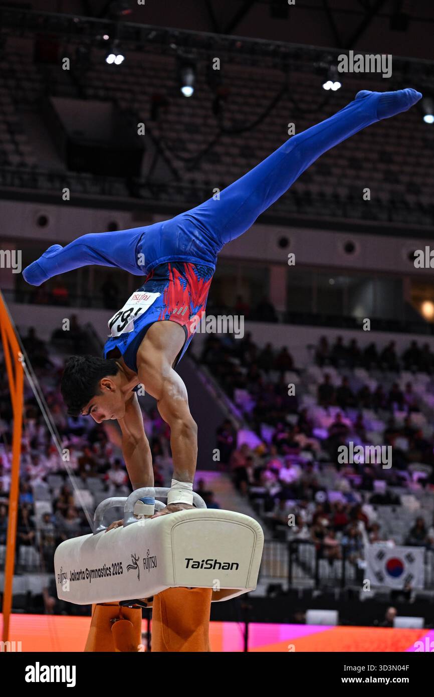 October 22, 2025, Jakarta, Indonesia: ANGEL BARAJAS competes on the ...