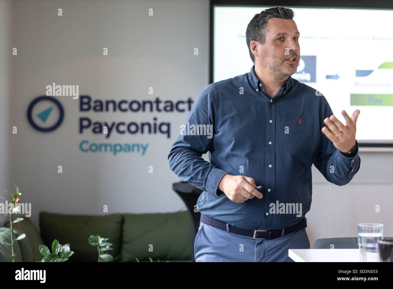 Jonathan Romain, Chief Commercial Officer Bancontact Payconiq Company pictured during the ...