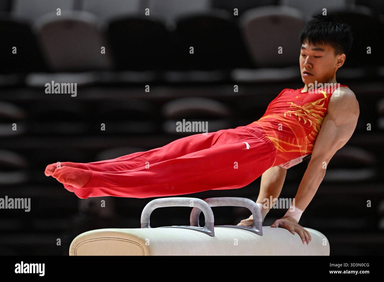 October 24, 2025, Jakarta, Indonesia: YANMING HONG competes on the ...