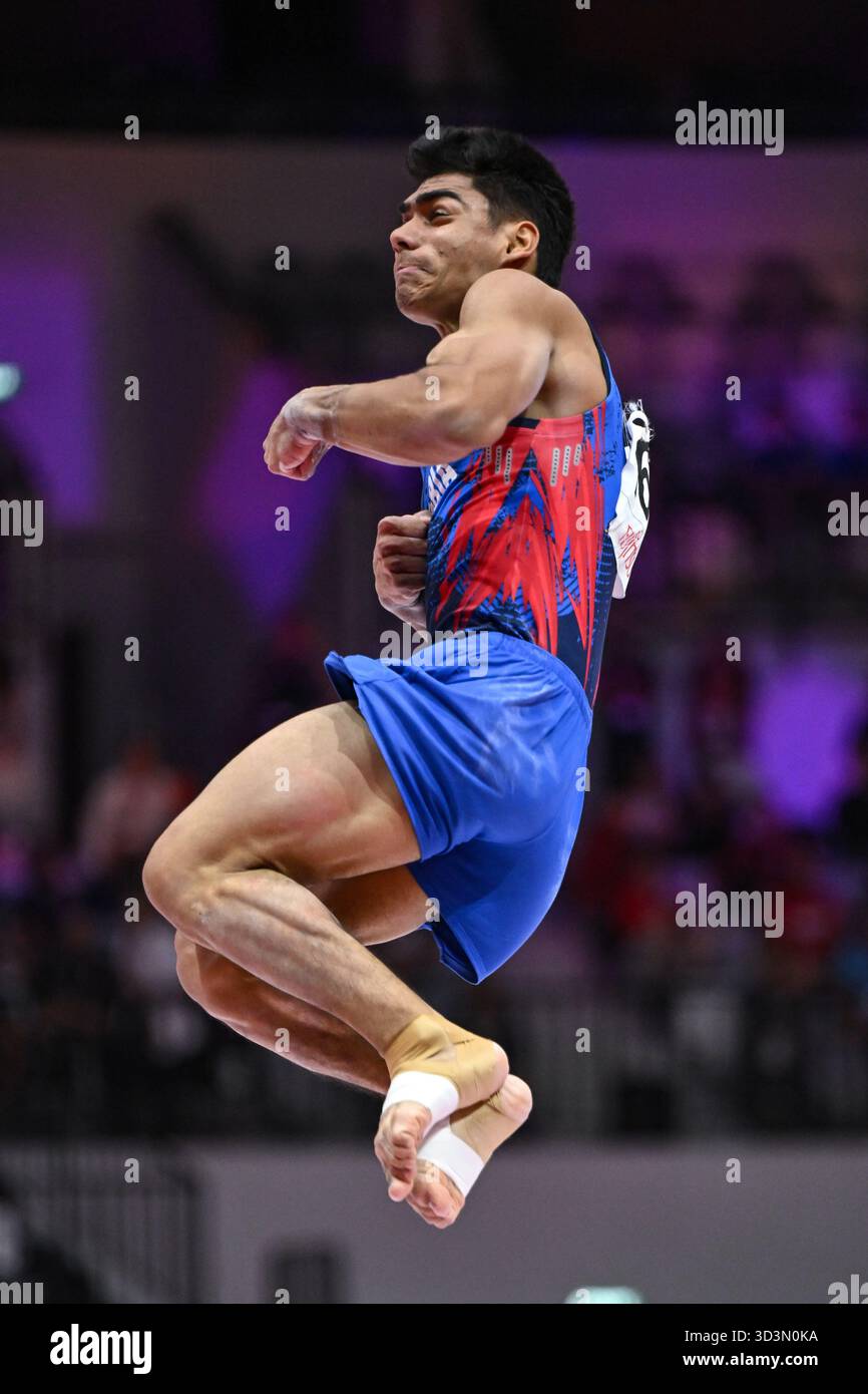 October 22, 2025, Jakarta, Indonesia: ANGEL BARAJAS competes on the ...