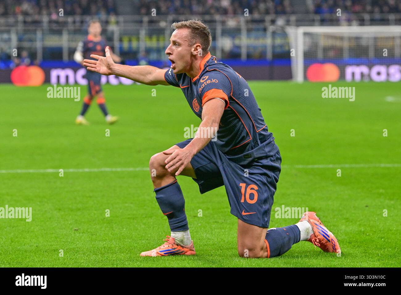 Davide Frattesi of Inter seen during the UEFA Champions League match ...