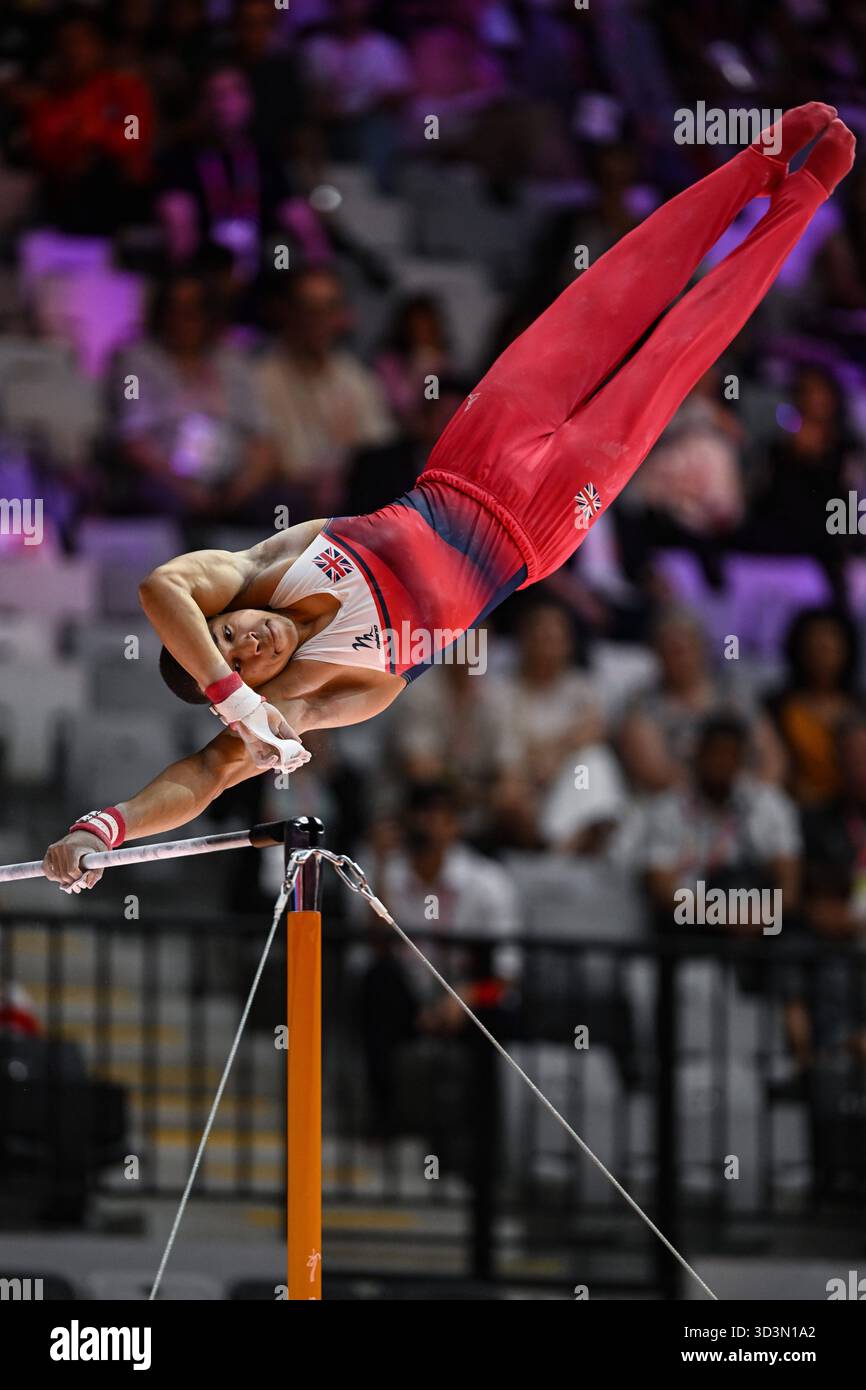 October 25, 2025, Jakarta, Indonesia: JOE FRASER competes on the high ...