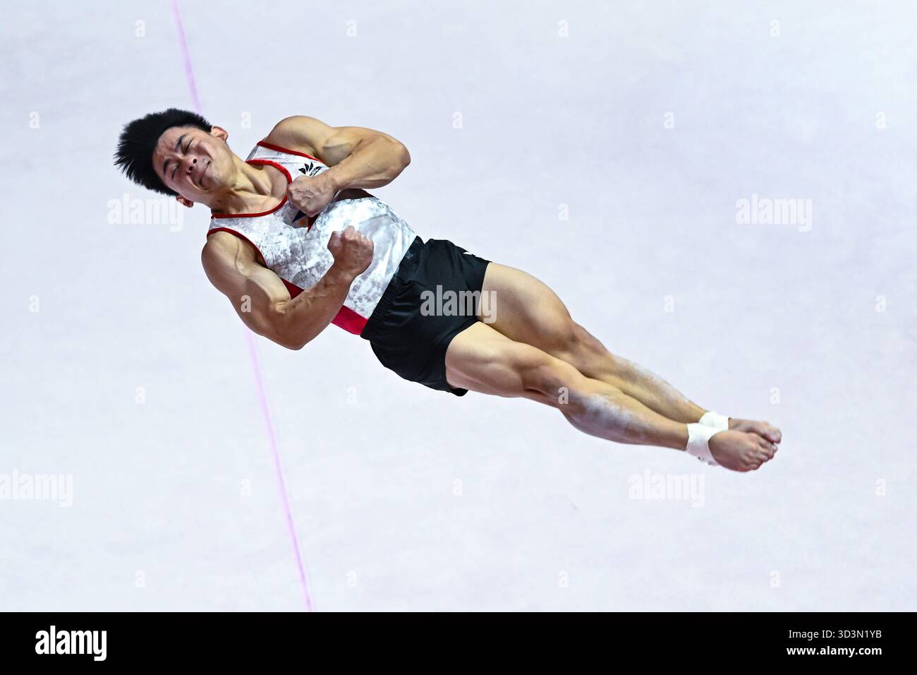 October 24, 2025, Jakarta, Indonesia: CARLOS YULO competes on the floor ...
