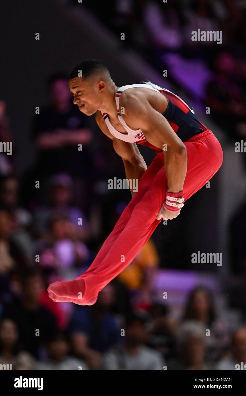 October 25, 2025, Jakarta, Indonesia: JOE FRASER competes on the high ...
