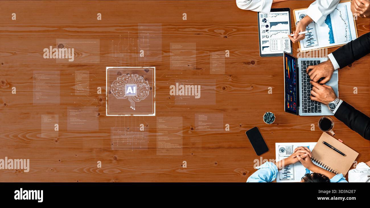 Collaborative robot model virtual presentation hi-res stock photography ...