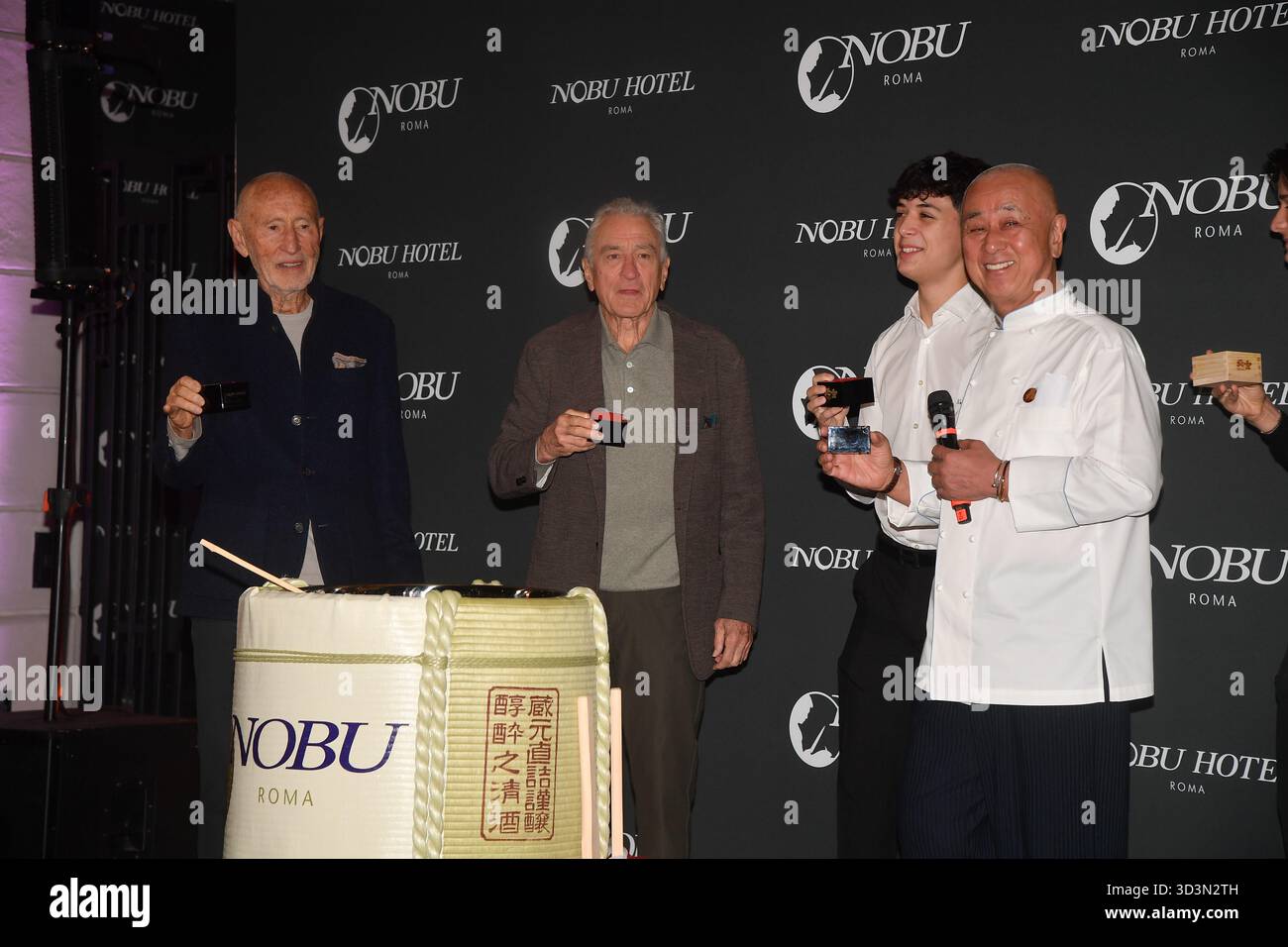 Rome, Via Veneto Opening Nobu Hotel Sake' Ceremony, In the photo: Meir ...