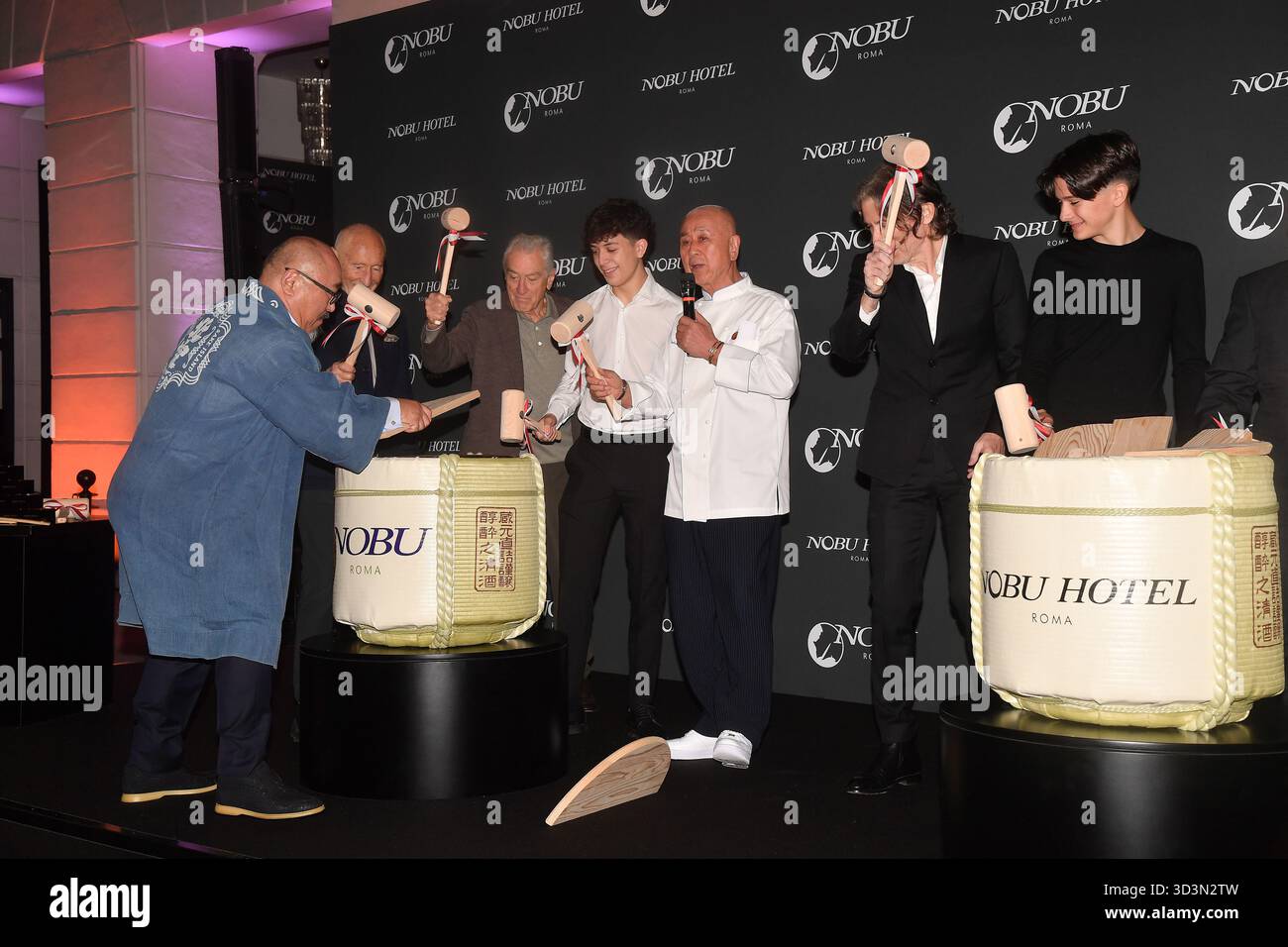 Rome, Via Veneto Opening of Nobu Hotel Sake' Ceremony, Pictured: Robert ...