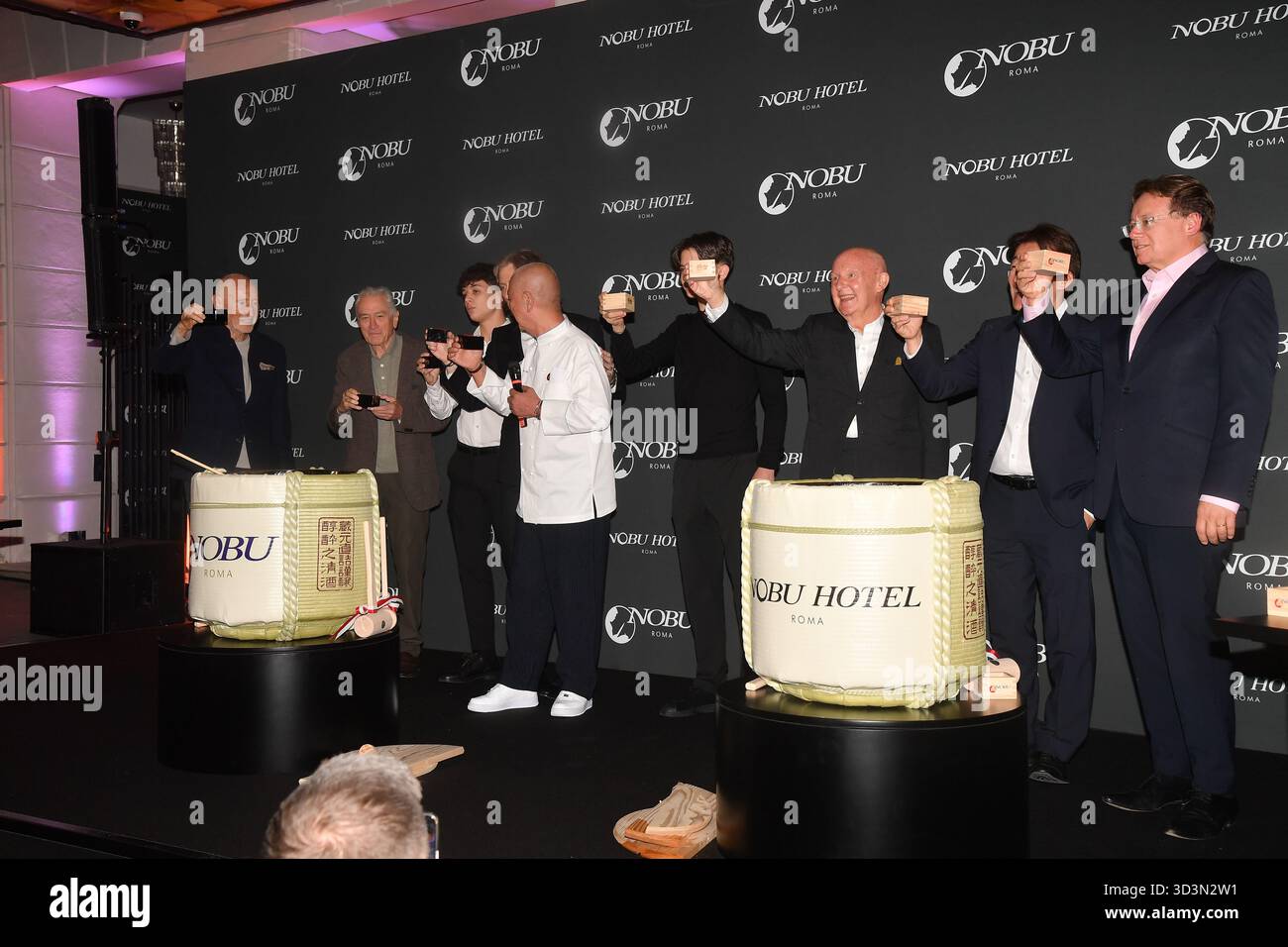 Rome, Via Veneto Opening of Nobu Hotel Sake' Ceremony, Pictured: Robert ...