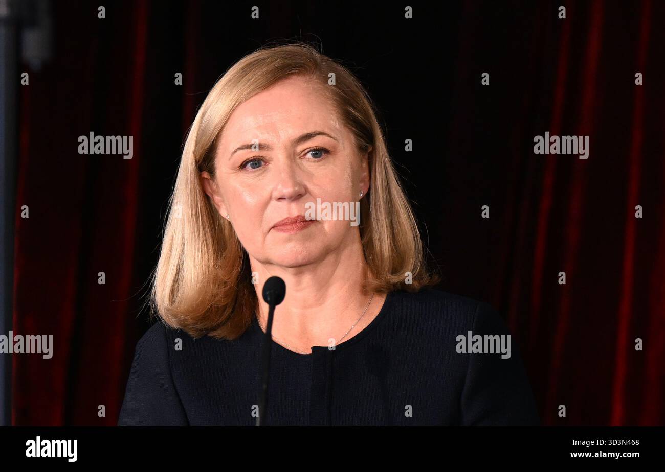 Kate Towey, Qantas Group General Counsel is seen during the 2025 Qantas ...