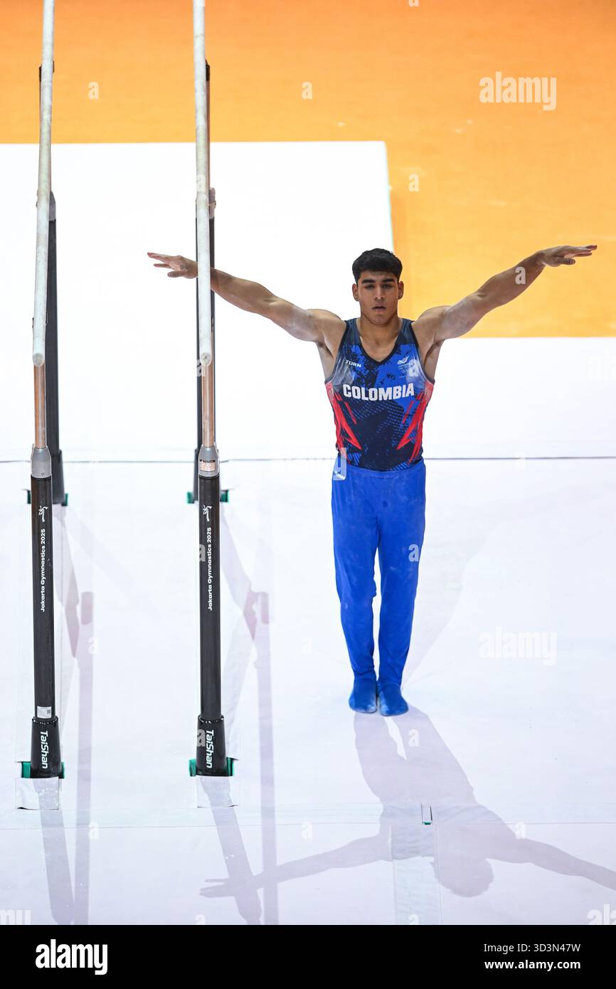 October 25, 2025, Jakarta, Indonesia: ANGEL BARAJAS competes on the ...
