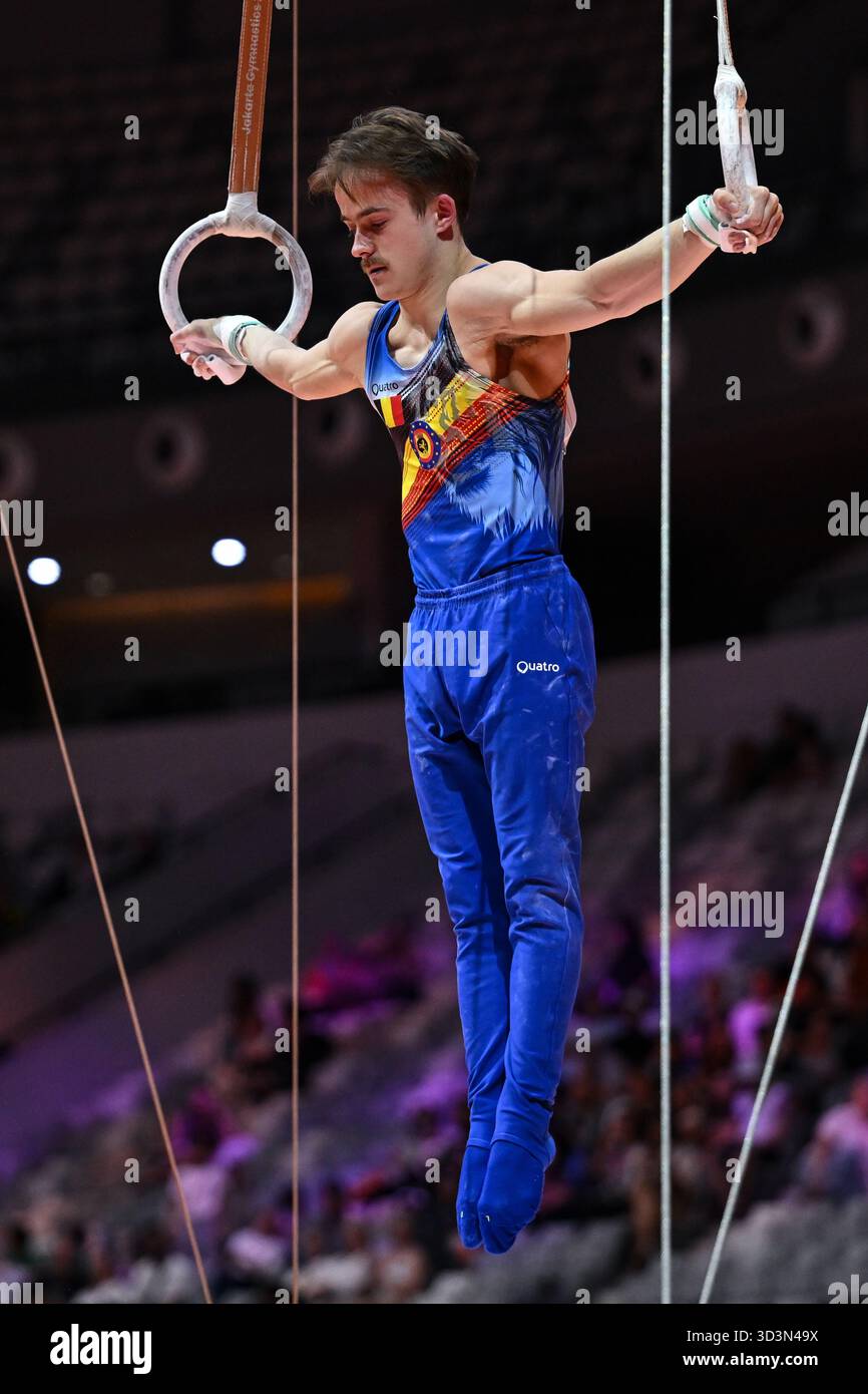 October 24, 2025, Jakarta, Indonesia: GLEN CUYLE competes on the still ...