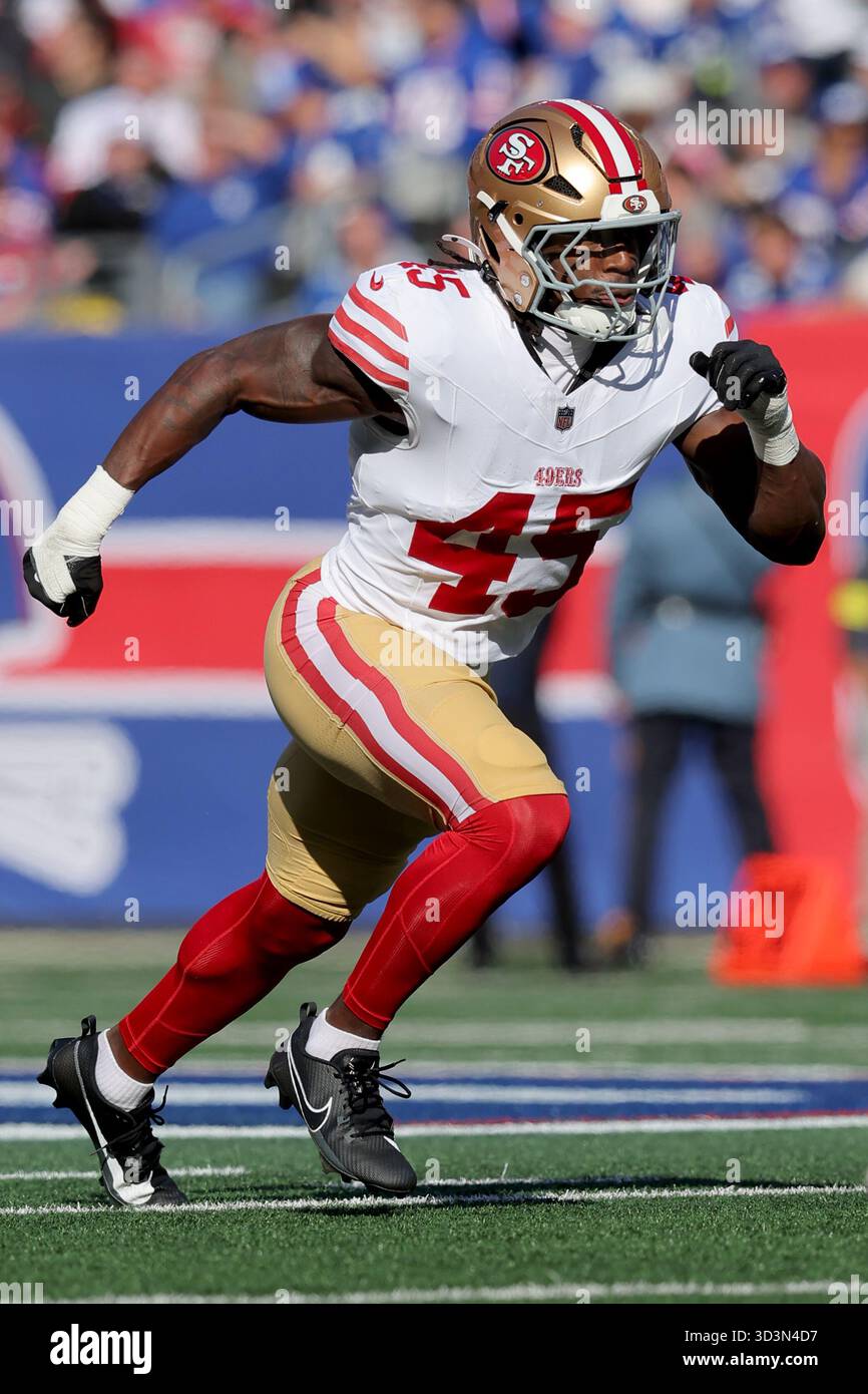 San Francisco 49ers linebacker Nick Martin (45) in action against the ...