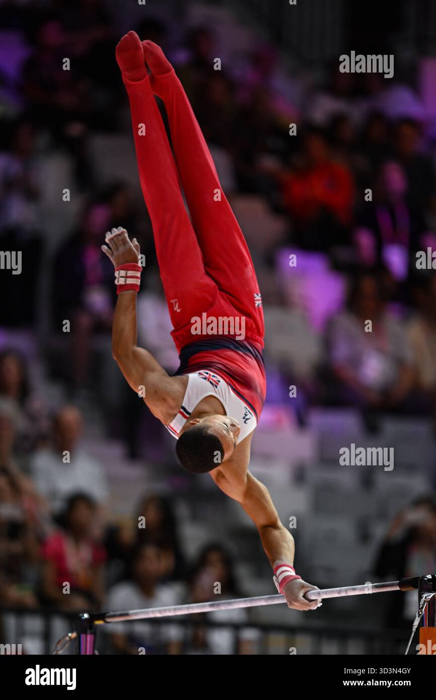 October 25, 2025, Jakarta, Indonesia: JOE FRASER competes on the high ...