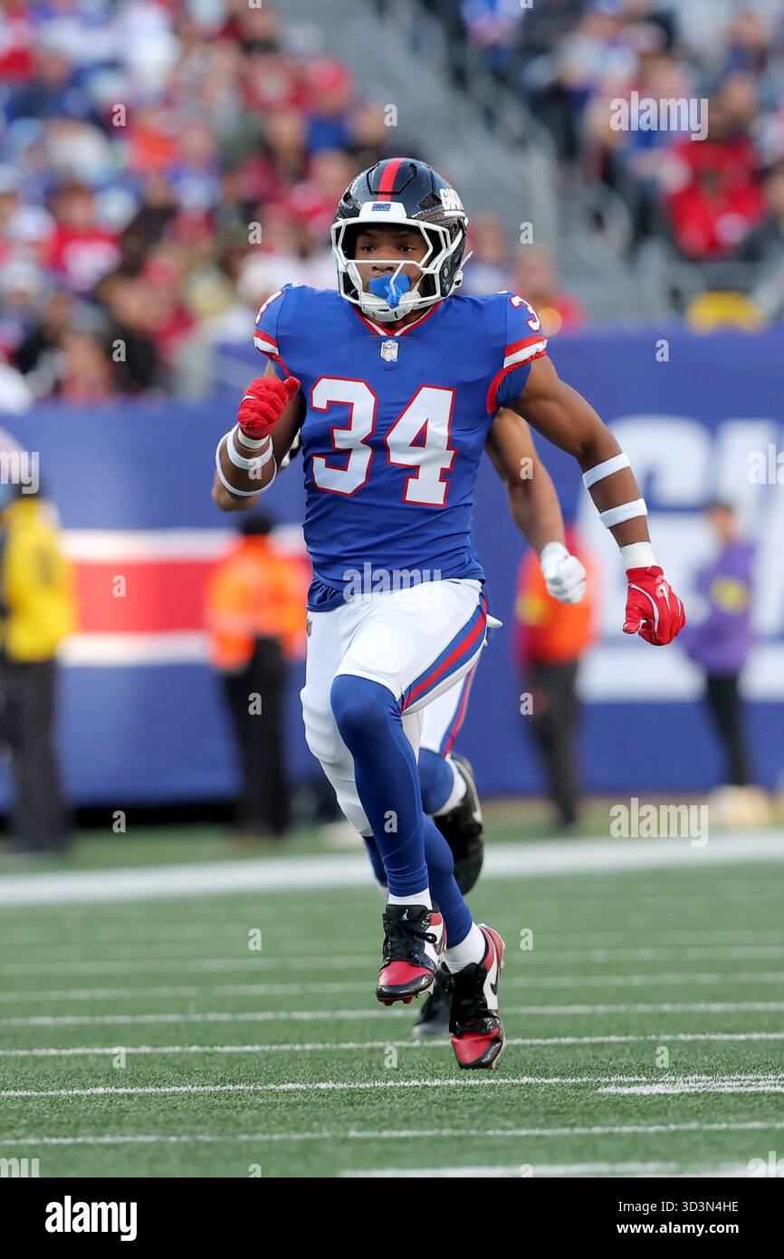 New York Giants safety Beau Brade (34) in action against the San ...