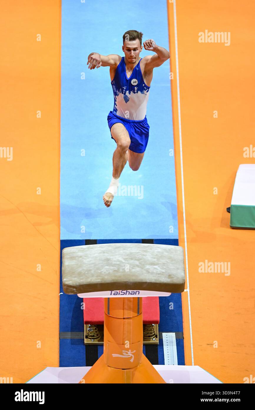 October 25, 2025, Jakarta, Indonesia: DANIEL MARINOV competes on the ...