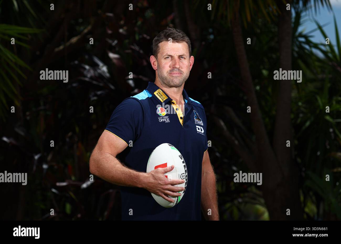 New Head Coach Josh Hannay during a Gold Coast Titans NRL press ...