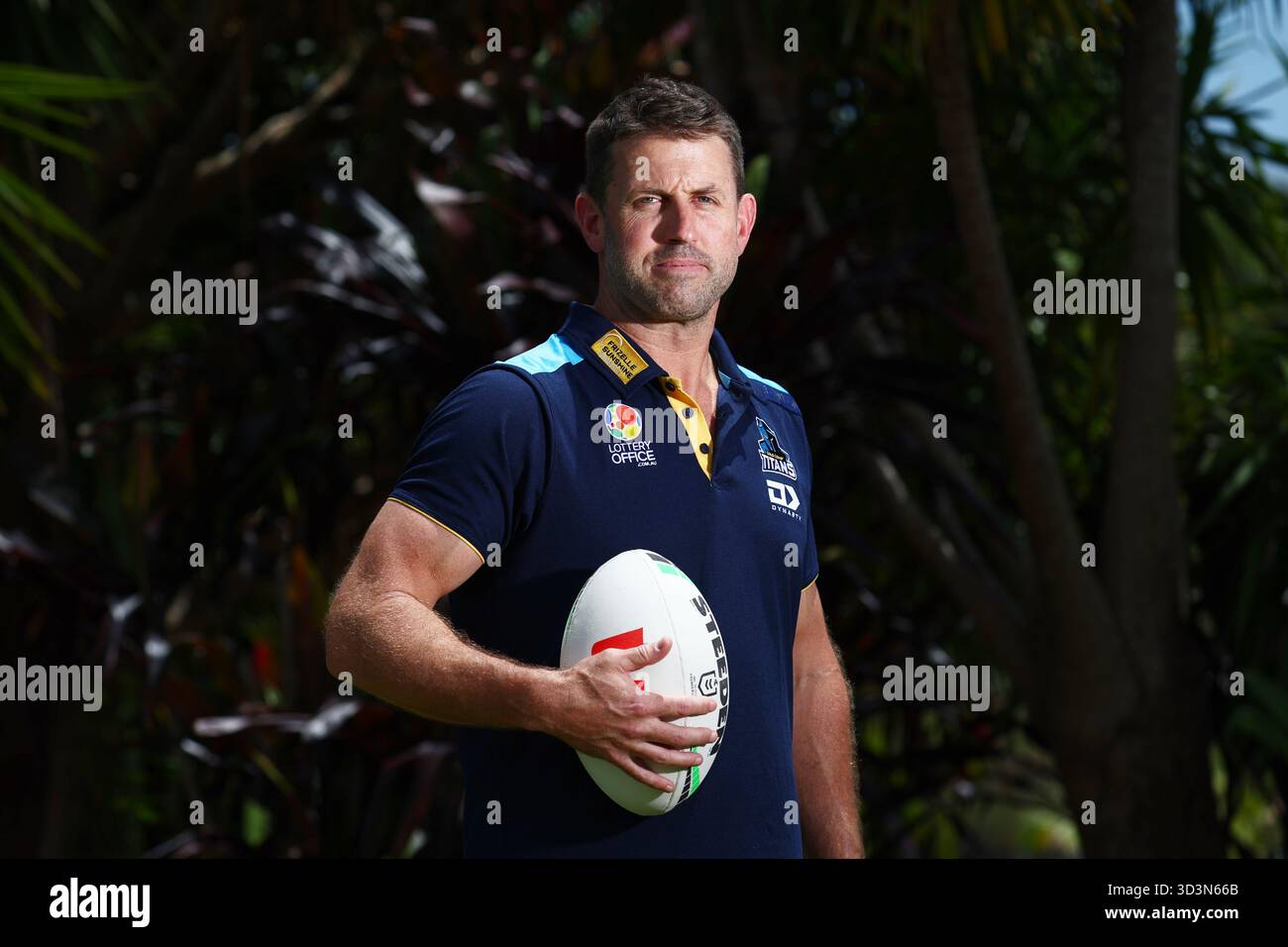 New Head Coach Josh Hannay during a Gold Coast Titans NRL press ...
