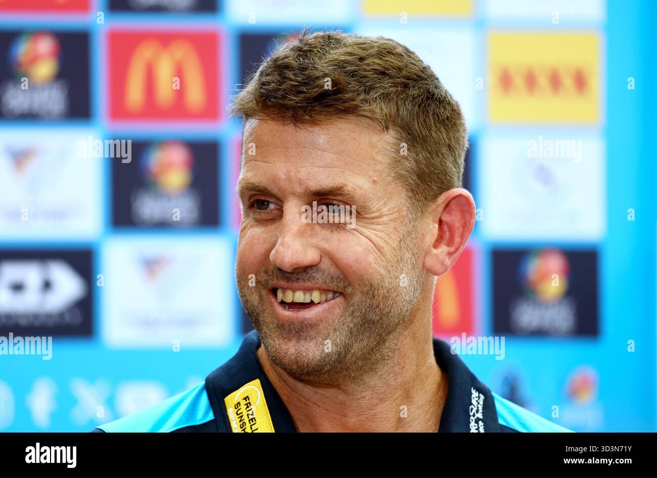 New Head Coach Josh Hannay during a Gold Coast Titans NRL press ...