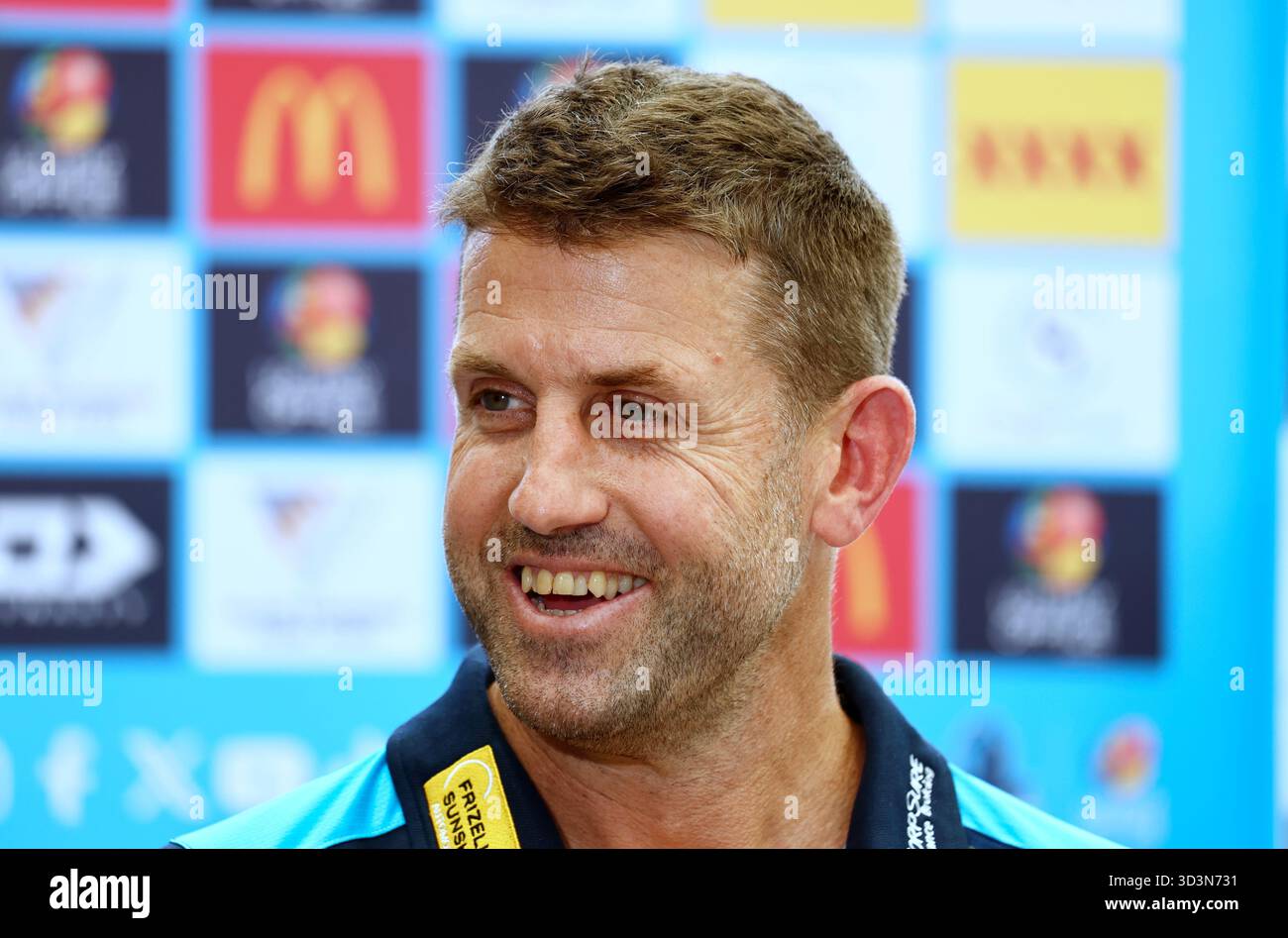 New Head Coach Josh Hannay during a Gold Coast Titans NRL press ...