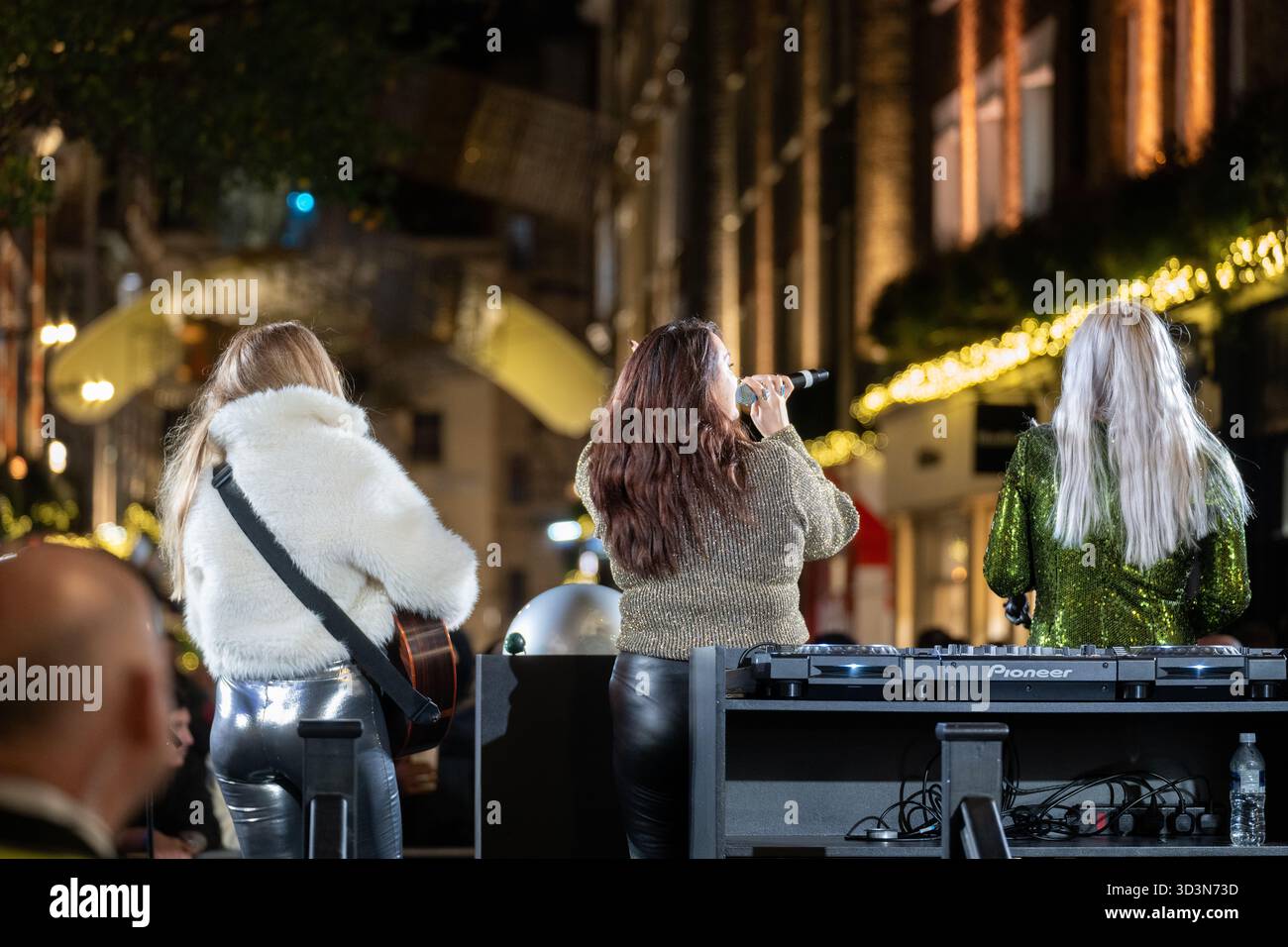 London, UK, 6th November 2025, The lights were switched on in a packed ...