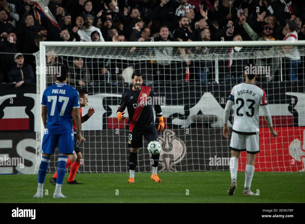 Augusto Batalla of Rayo Vallecano goalkeeper, in action during the 2025 ...