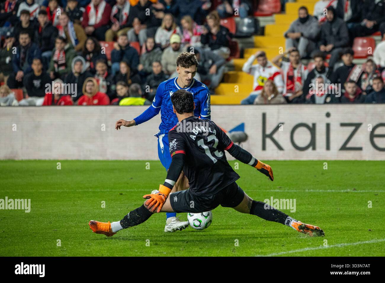 Augusto Batalla of Rayo Vallecano goalkeeper, in action during the 2025 ...