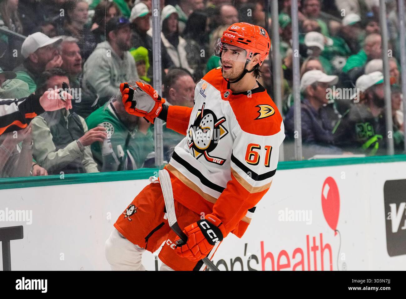 Anaheim Ducks left wing Cutter Gauthier celebrates after scoring ...