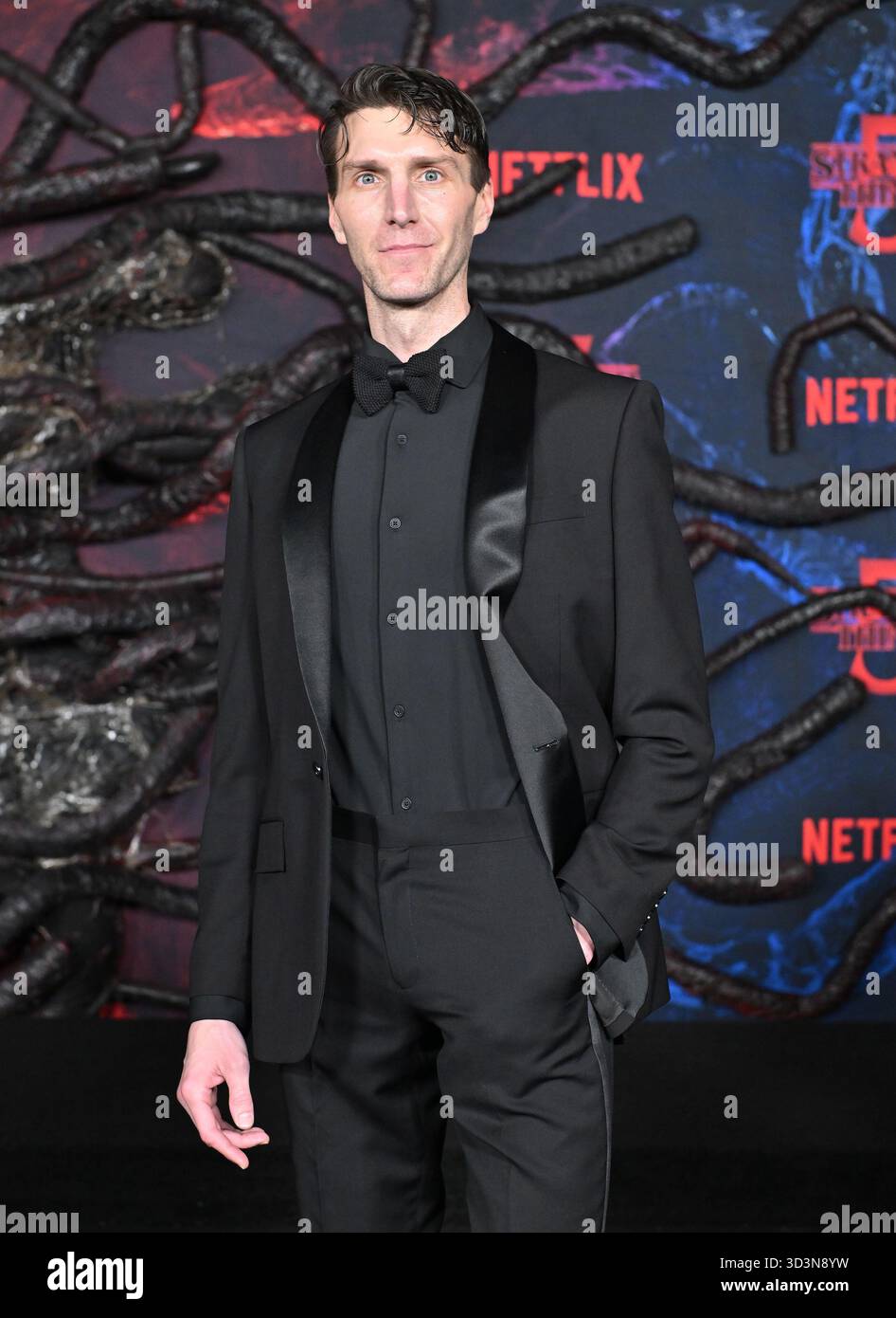 Alex Breaux arriving to “Stranger Things 5’” world premiere held at the ...