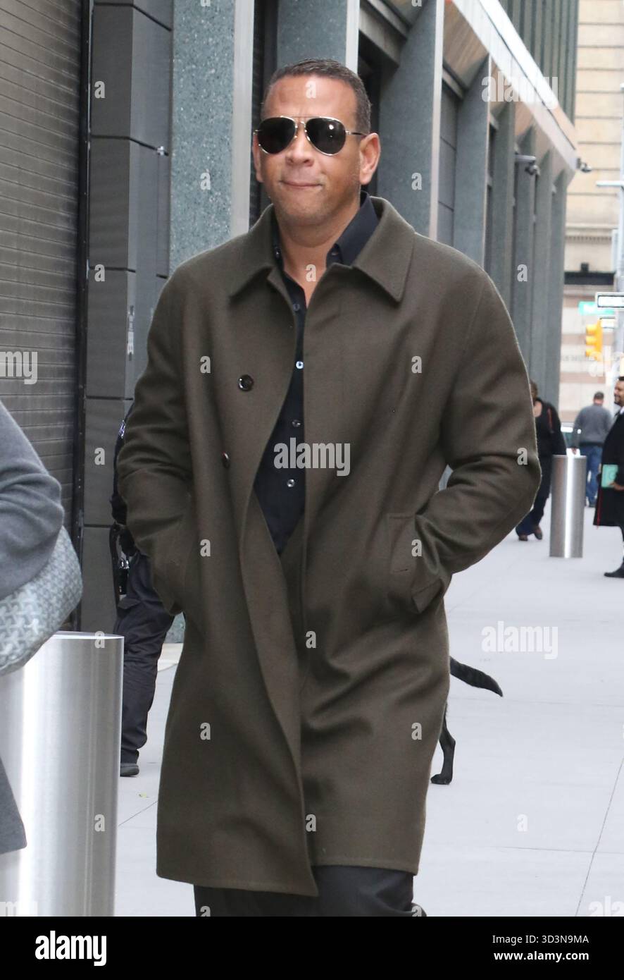 NEW YORK, NY- NOVEMBER 6: Alex Rodriguez seen at The View on November 6 ...