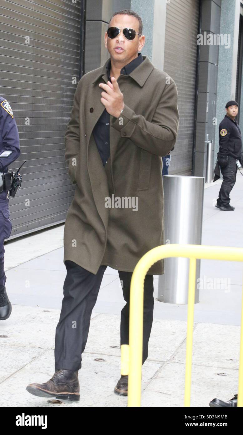 NEW YORK, NY- NOVEMBER 6: Alex Rodriguez seen at The View on November 6 ...