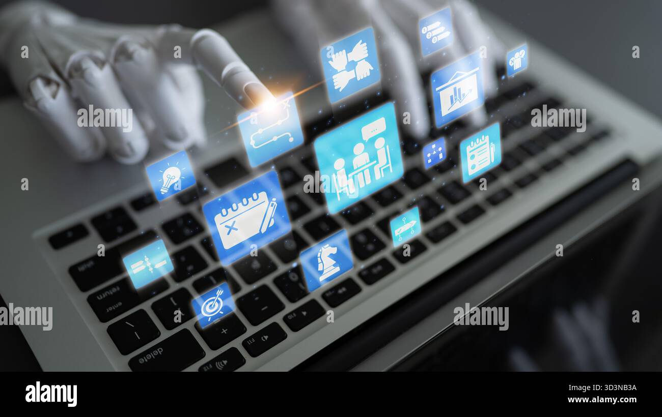 Ai assisted project planning hi-res stock photography and images - Alamy