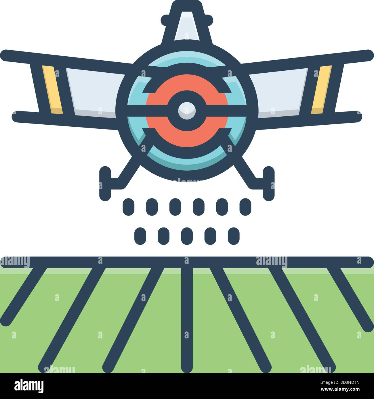 Icon for crop dusting, crop Stock Vector Image & Art - Alamy