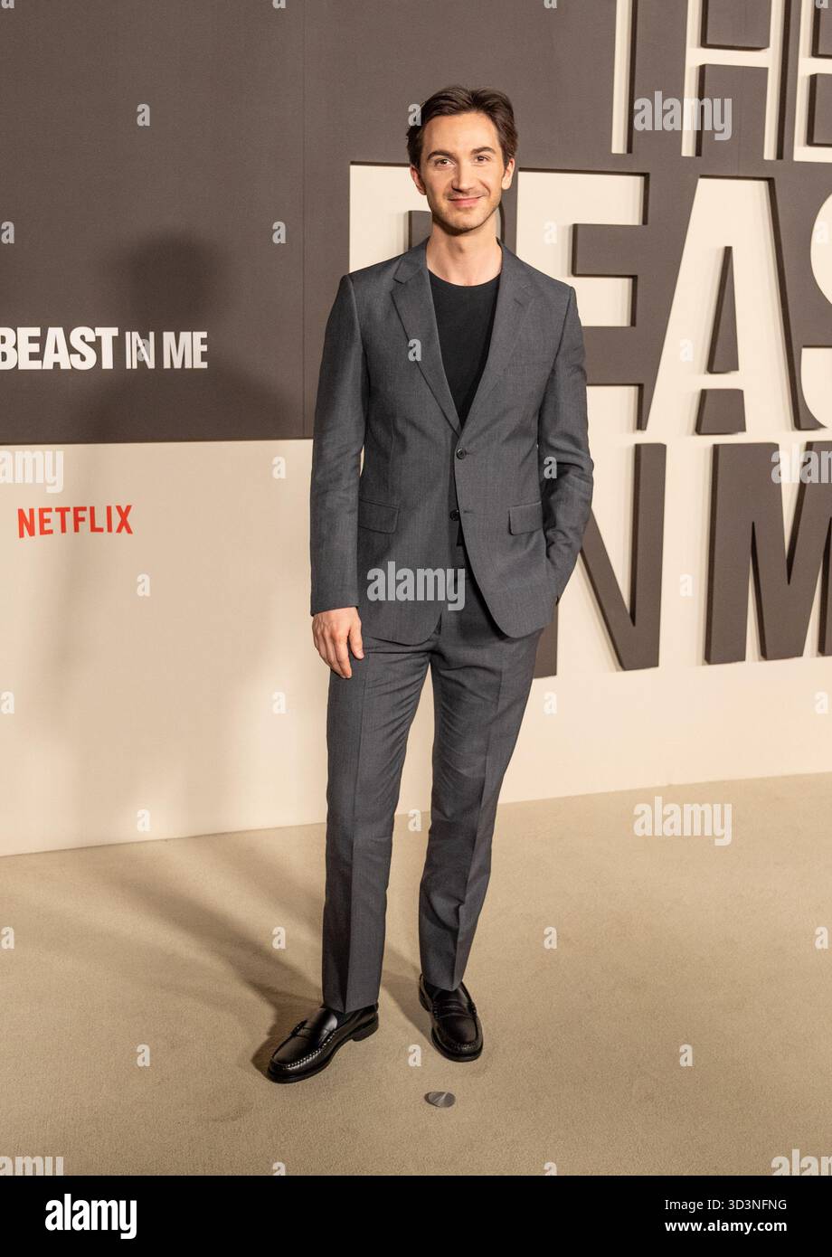 Daniel Pearle attends Netflix's 'The Beast in Me' premiere event at The ...
